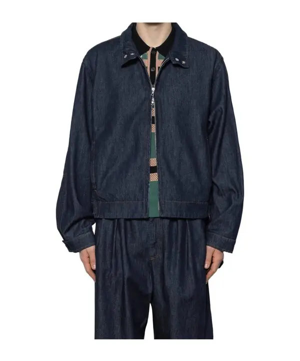 Dries Van Noten Long-sleeved Denim Jacket - Black