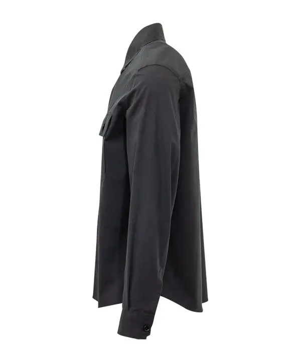 Zegna Button-flap Pocket Overshirt - Black