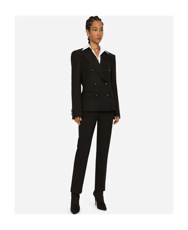 Dolce & Gabbana High-waist Tailored Straight-leg Trousers