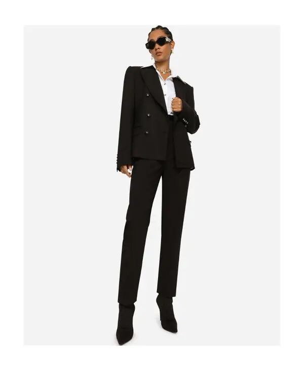 Dolce & Gabbana High-waist Tailored Straight-leg Trousers