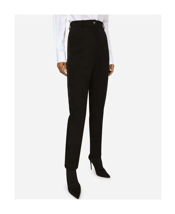 Dolce & Gabbana High-waist Tailored Straight-leg Trousers