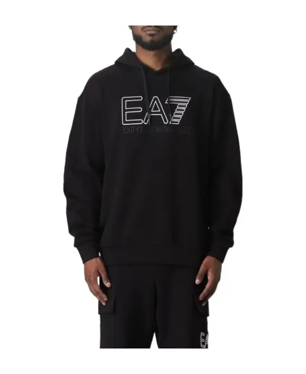 EA7 Logo Hooded Sweater