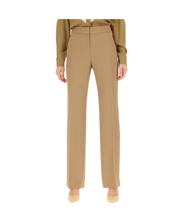 N.21 Straight Leg Trousers - Green