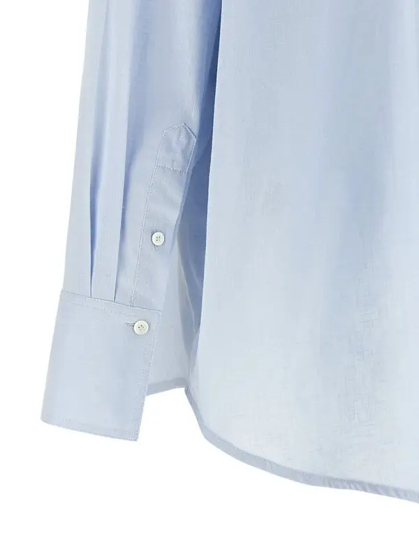 TOTEME Oversized Button-up Shirt - Sky Color