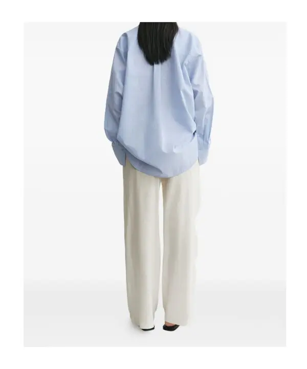 TOTEME Oversized Button-up Shirt - Sky Color