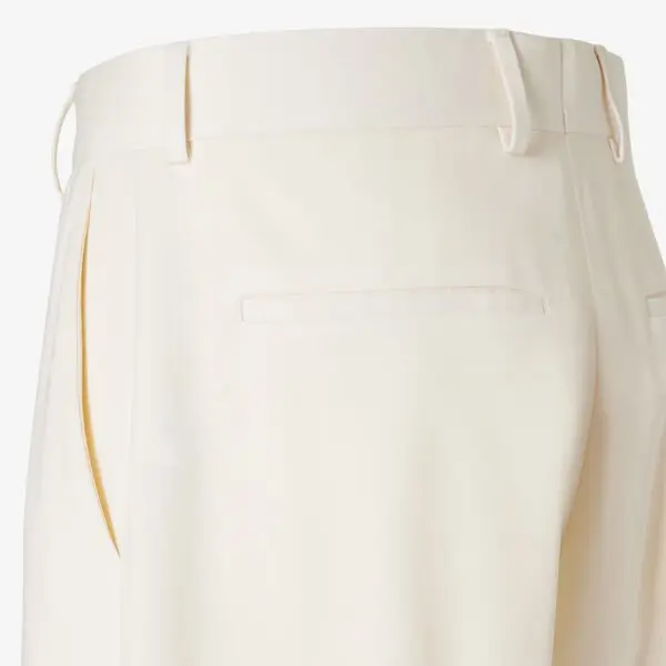 Fendi Tailored Straight-leg Wool Gabardine Trousers - Light Brown
