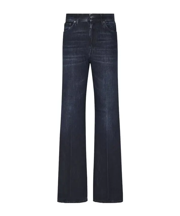 DONDUP Straight Leg Jeans - Black