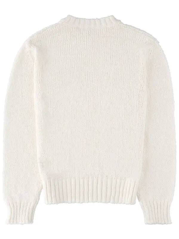 SUNFLOWER Frederik Cropped Crewneck Knitted Sweater