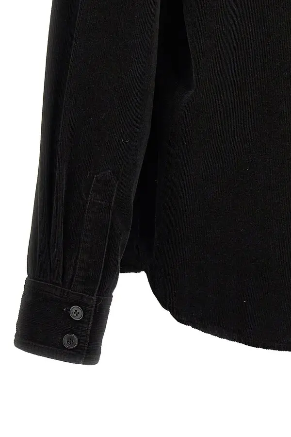 Saint Laurent Button Detailed Pointed-collar Overshirt