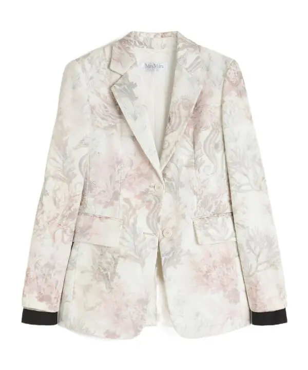 Max Mara Floral Print Blazer