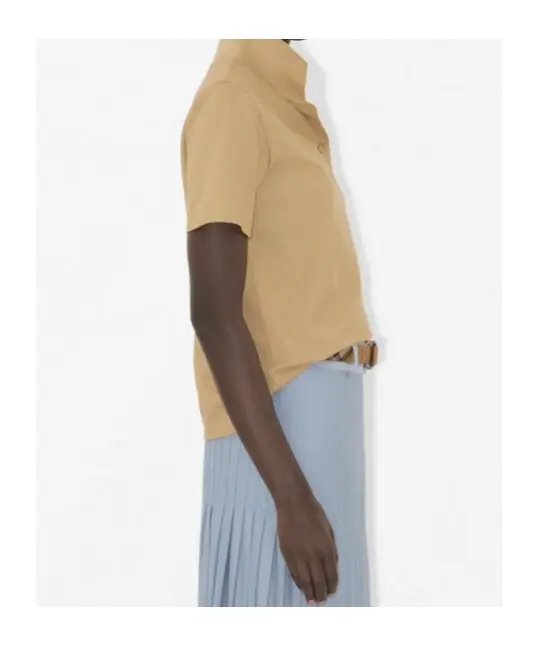Burberry Logo Embroidered Short-sleeve Polo Shirt