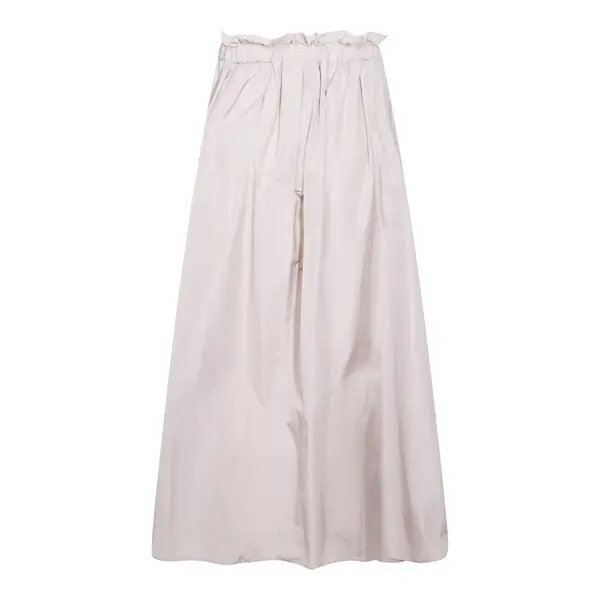 Herno Elasticated Waistband Taffeta Maxi Skirt