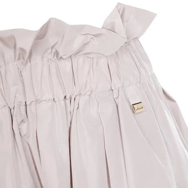 Herno Elasticated Waistband Taffeta Maxi Skirt