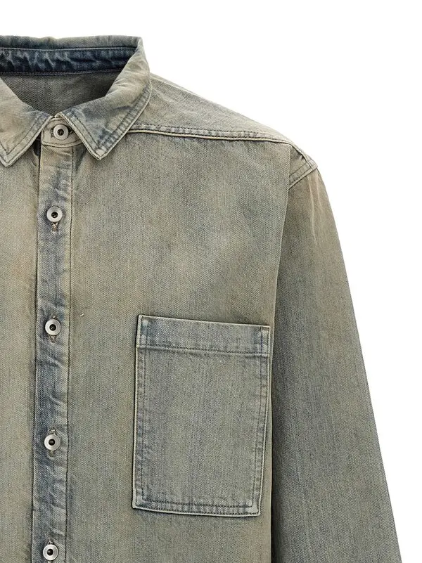 Rick Owens Denim Shirt Jacket