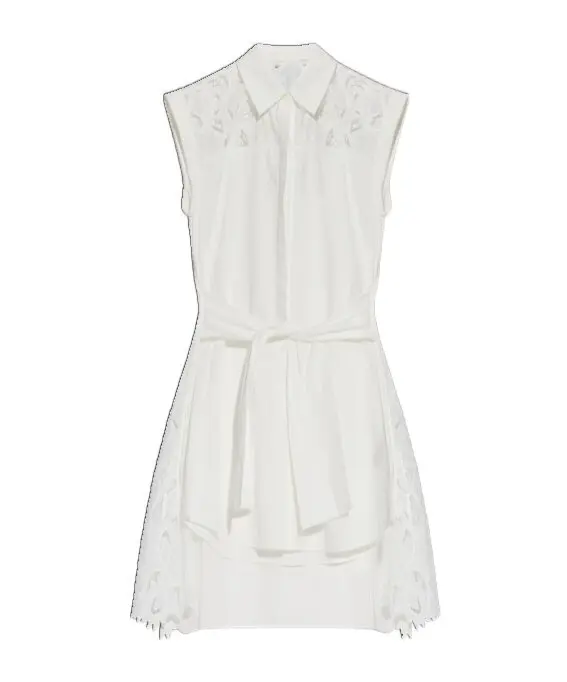 ALLSAINTS Zola Lace Trim Mini Dress
