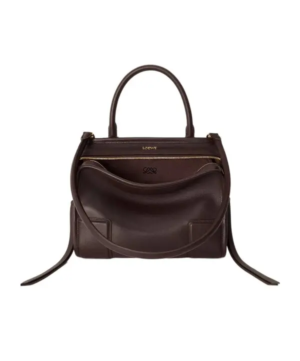 Loewe Amazona 180 Small Tote Bag - Chocolate-colored
