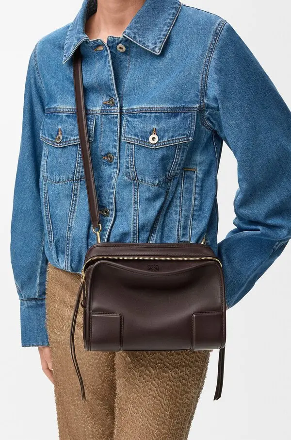 Loewe Small Amazona Bag - Chocolate