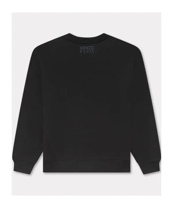 Kenzo Happy Tiger Embroidered Sweatshirt - Black