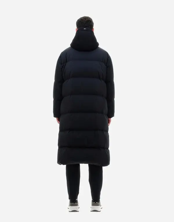 Herno Long Down Parka With Drawstring Hood - Black