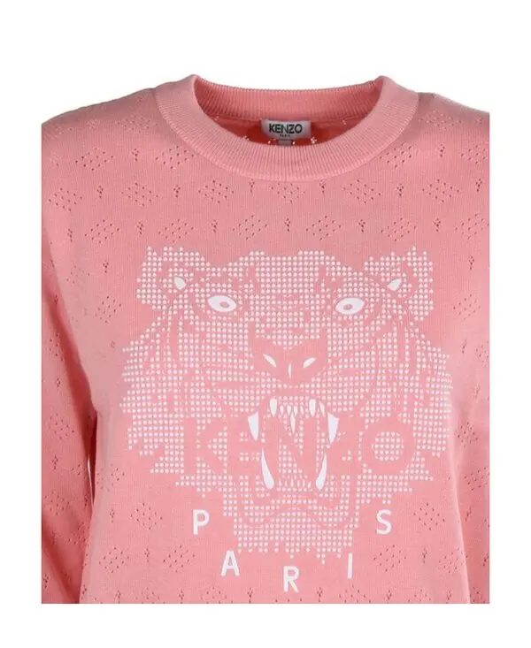 Kenzo Tiger Motif Knitted Pullover