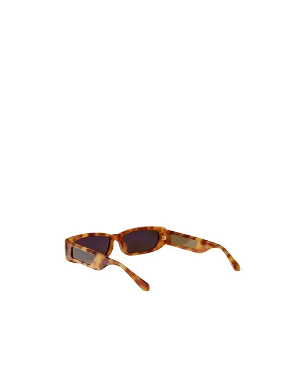 Linda Farrow Rectangular Sunglasses - Brown