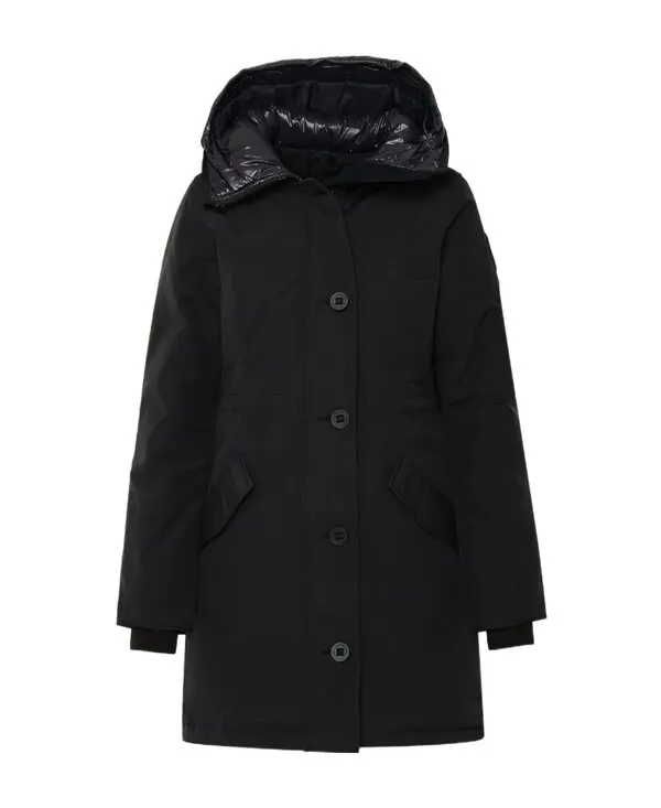 Canada Goose Hooded Logo-patch Coat
