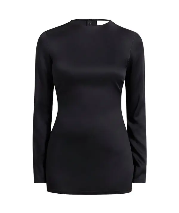 Khaite Long-sleeved T-shirt With High Neckline