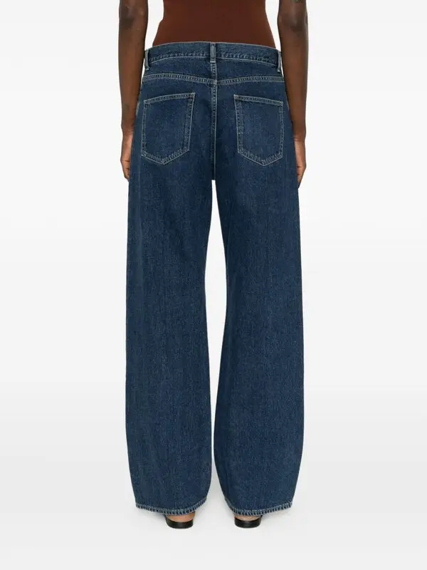 THE ROW High-waisted Wide-leg Denim Jeans - Blue