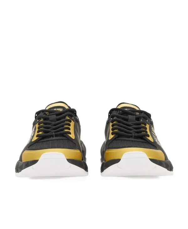 Versace Logo Printed Lace-up Sneakers