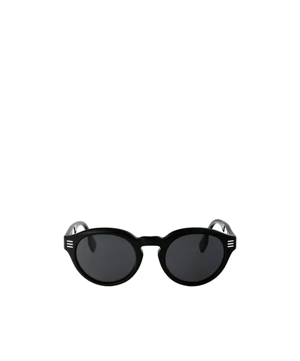 Burberry Round Frame Sunglasses - Black