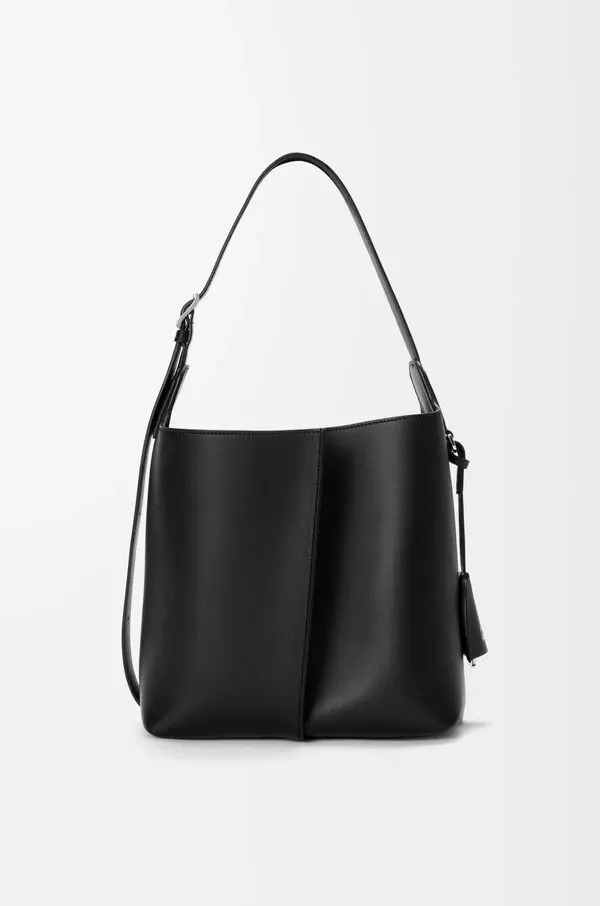 Loewe Bilbao Medium Bucket Bag - Black