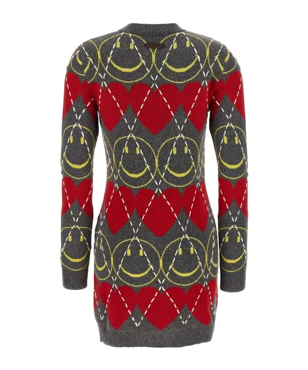Moschino Smiley Face Crewneck Dress