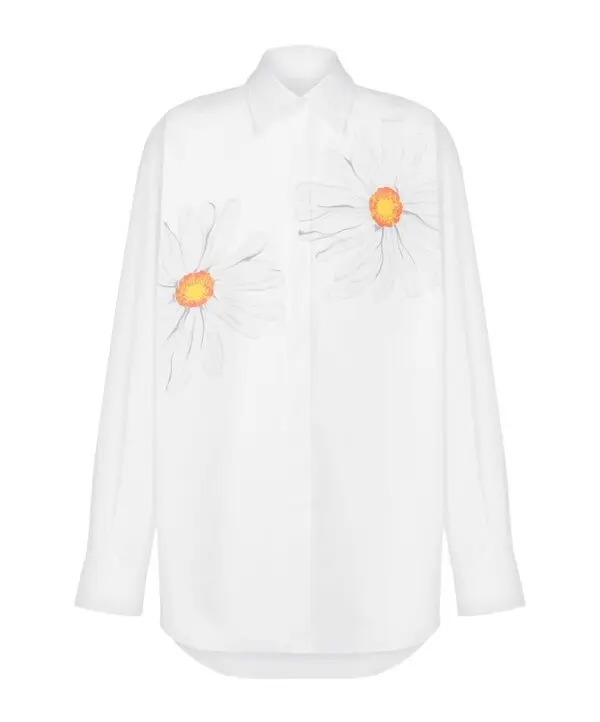 Moschino Floral Printed Poplin Shirt
