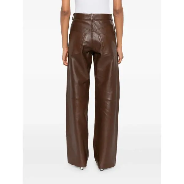 HAIKURE Leather Panelled Trousers
