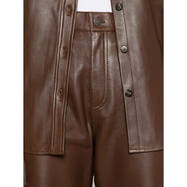 HAIKURE Leather Panelled Trousers