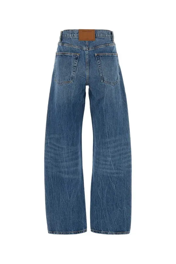 Alexander Wang Blade Logo-embroidered Balloon Jeans