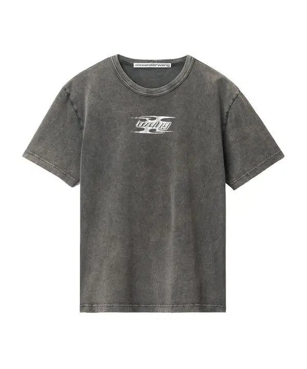 Alexander Wang Blade Logo T-shirt - Gradient Gray