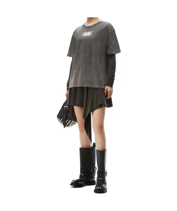 Alexander Wang Blade Logo T-shirt - Gradient Gray
