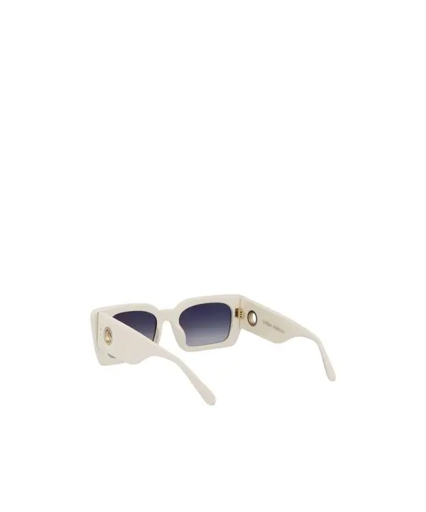 Linda Farrow Geometric Frame Sunglasses