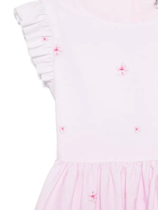 Monnalisa Bambi Print Poplin Dress