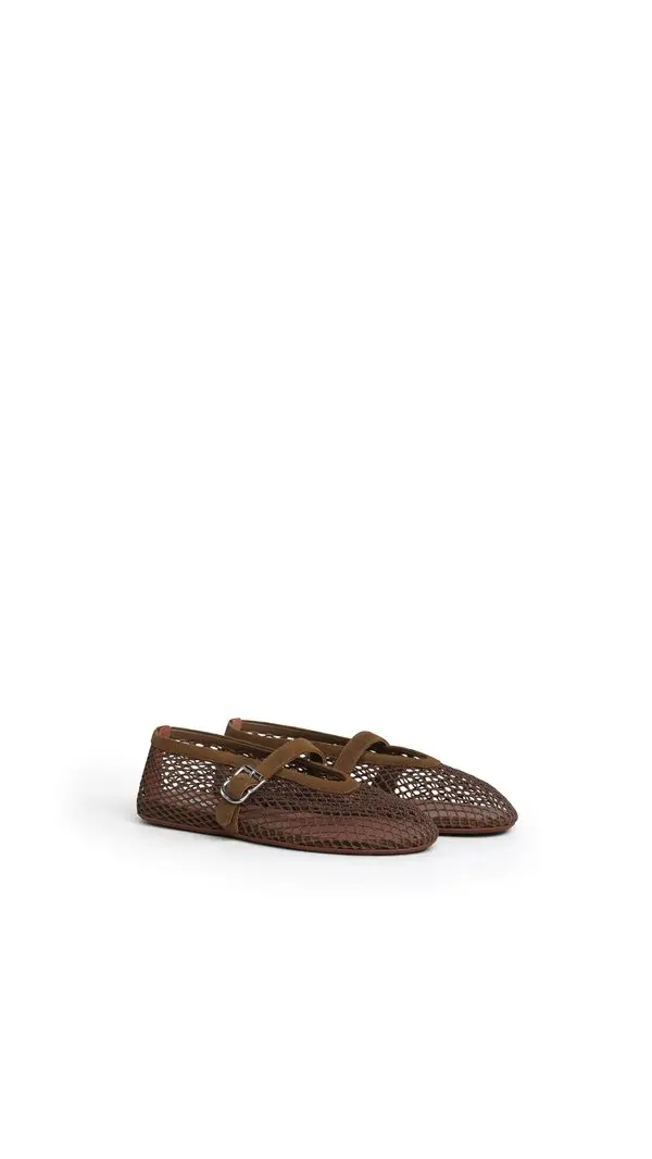 Alaïa Buckle Ballet Flats - Multicolor