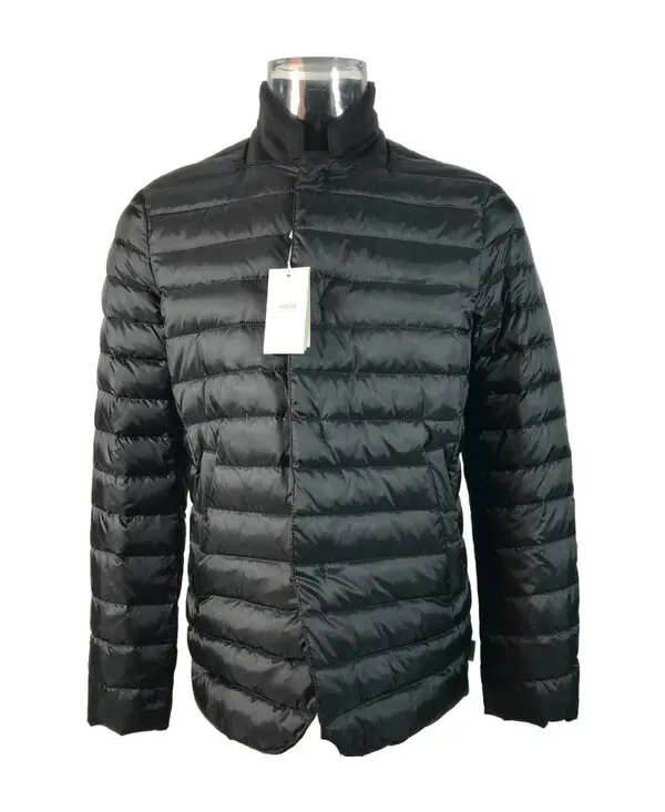 Emporio Armani Quilted Down Jacket - Black