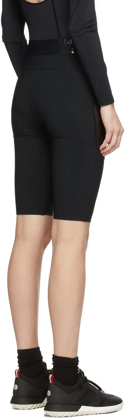Moncler Logo Waist Biker Shorts