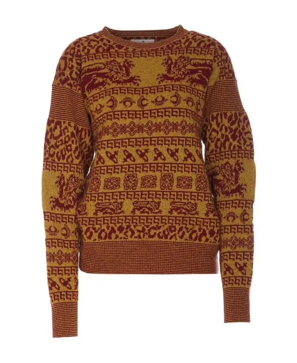 VIVIENNE WESTWOOD Patterned Crewneck Jumper