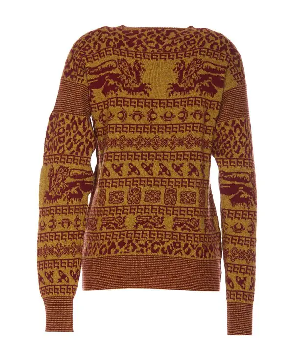 VIVIENNE WESTWOOD Patterned Crewneck Jumper