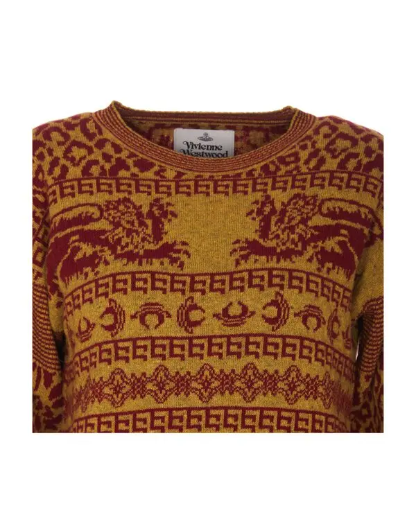 VIVIENNE WESTWOOD Patterned Crewneck Jumper