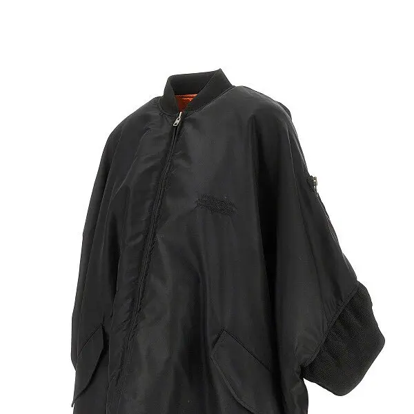 MAISON MARGIELA Zip-front Logo Cape