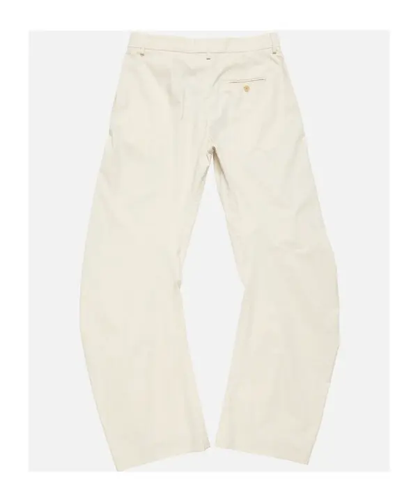 Acne Studios Barrel-leg Coated Cotton Twill Pants