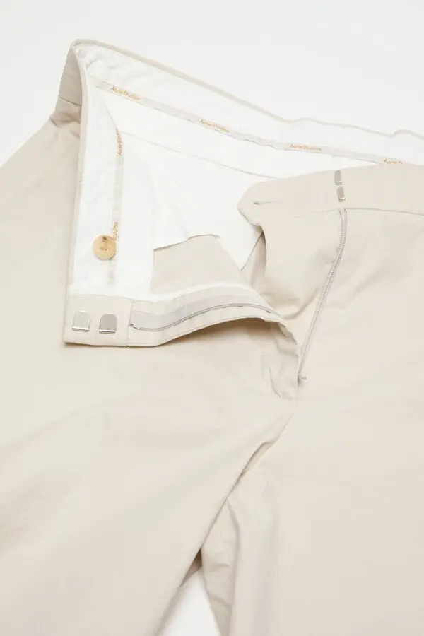 Acne Studios Barrel-leg Coated Cotton Twill Pants