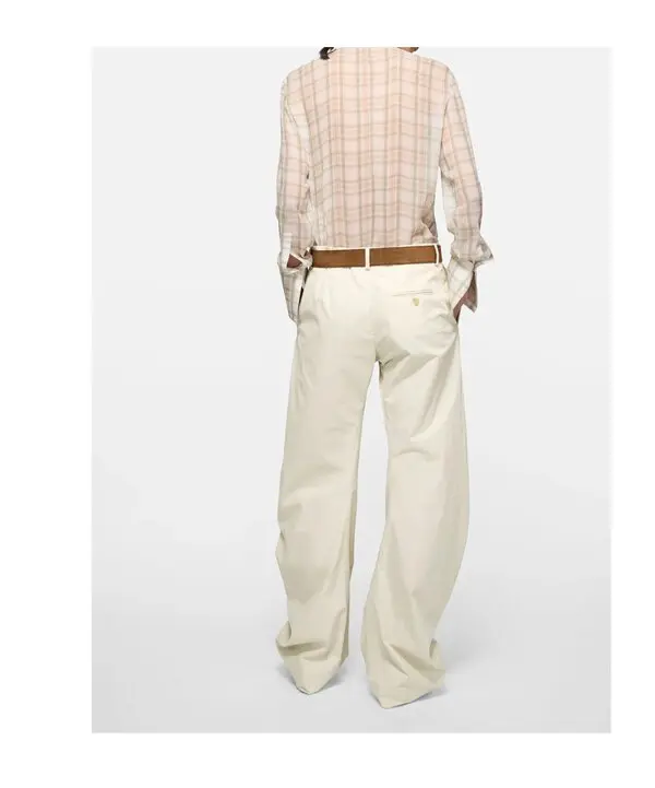 Acne Studios Barrel-leg Coated Cotton Twill Pants